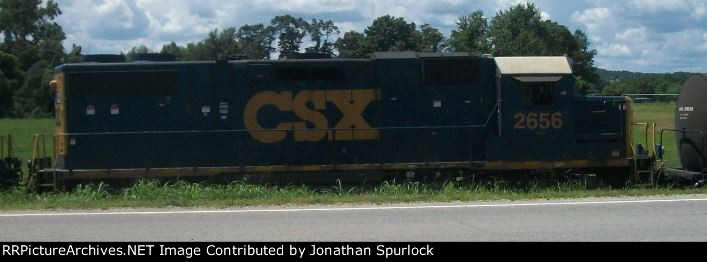 CSX 2656, engineer's view